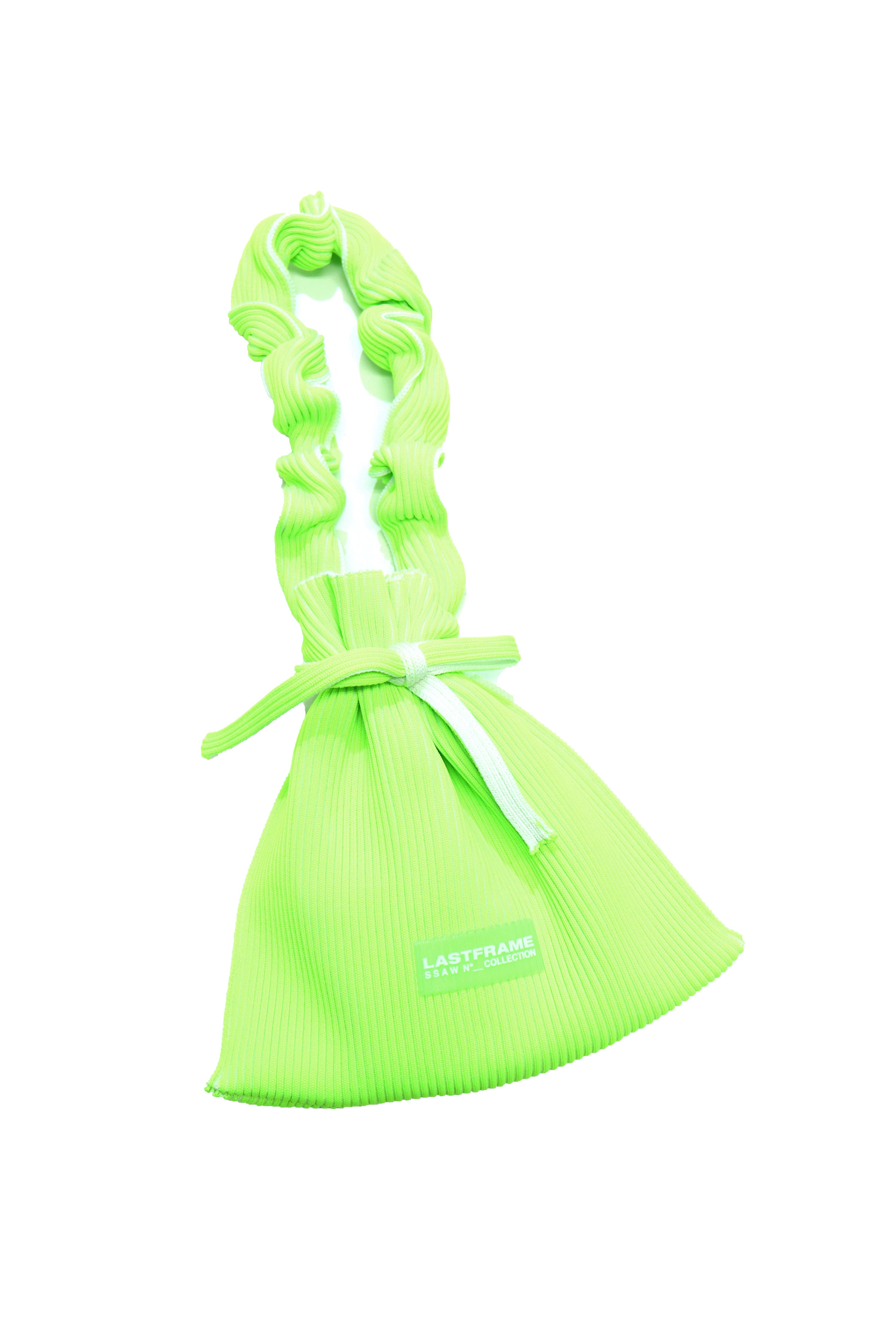 LASTFRAME(ラストフレーム)のKASANE KUSHU KUSHU BAG OFF LIME GREEN-OFF WHITEの通販 ...