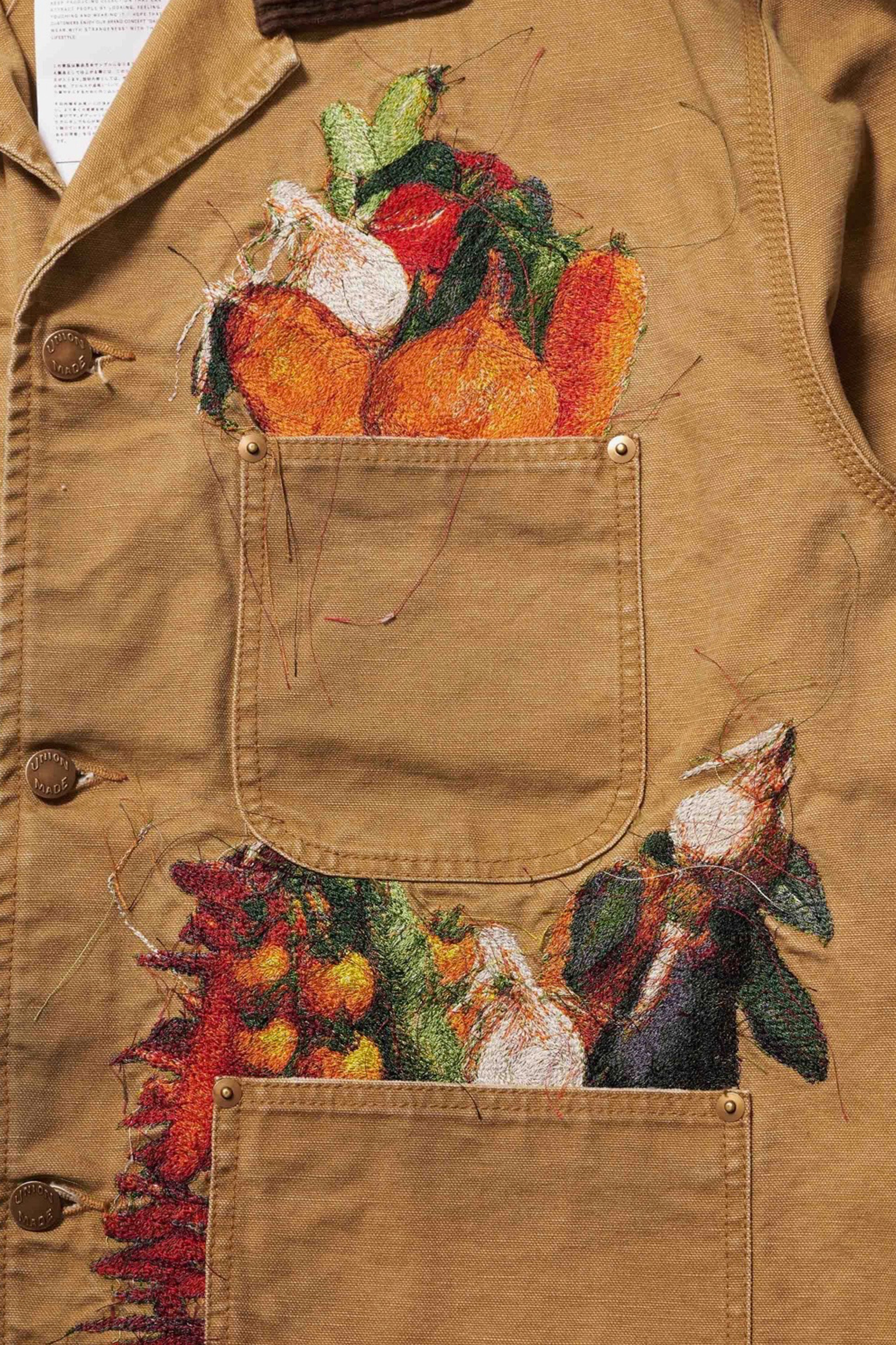 doublet(ダブレット)のVEGETABLE EMBROIDERY WORK JACKET BEIGEの通販｜PALETTE art ...
