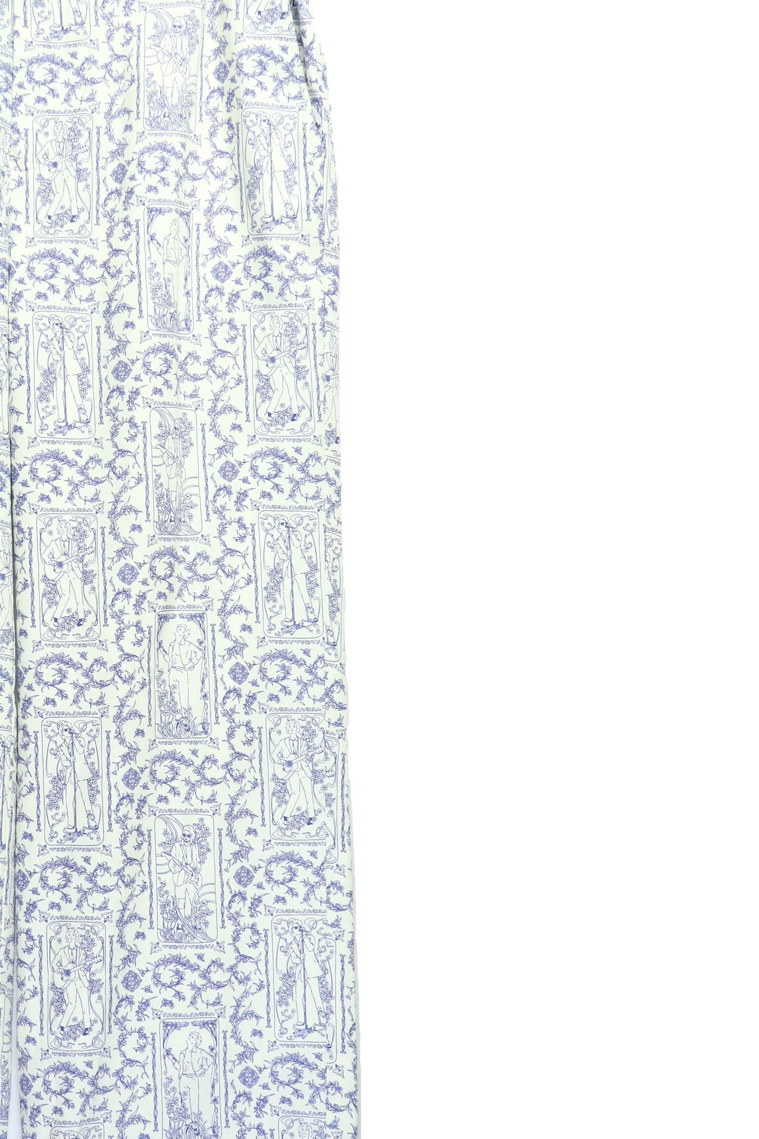 Taiga Igari(タイガ イガリ)の"Tear Drop" Print Pants WHITE BLUEの通販｜PALETTE art ...