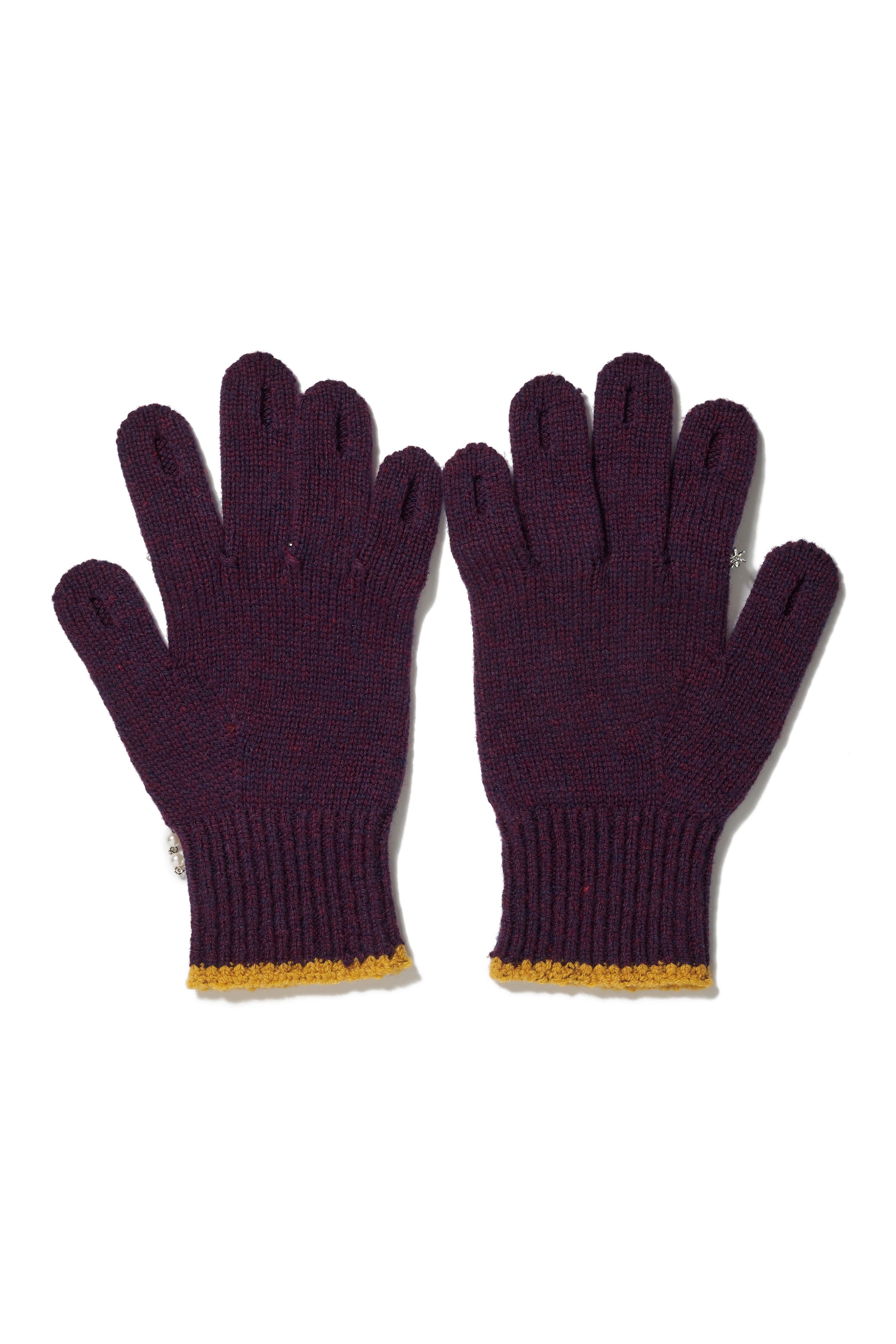 doublet(ダブレット)のKNIT GLOVES WITH RINGS PURPLEの通販｜PALETTE art aliveのオンライン ...