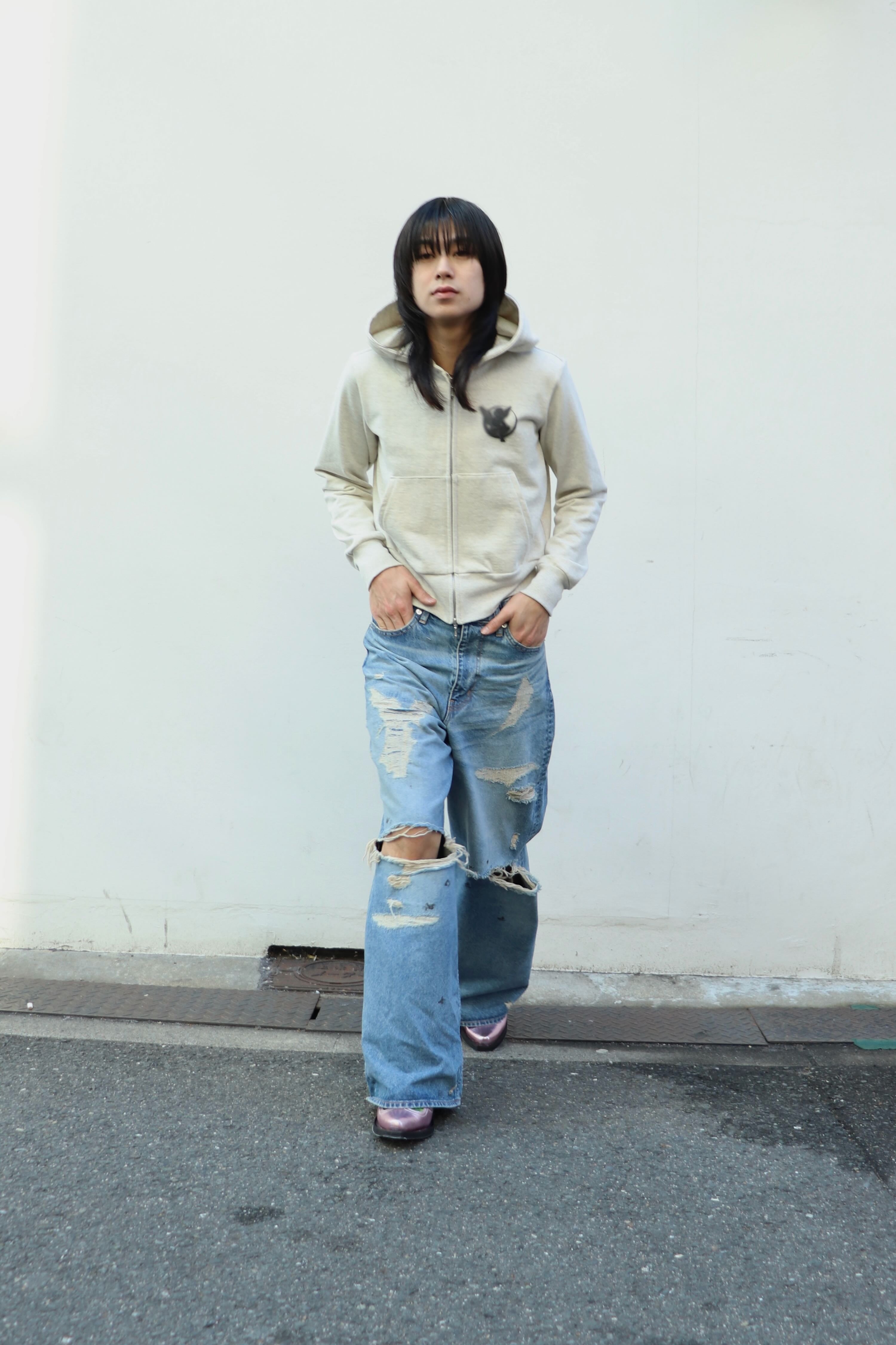 MASU(エムエーエスユー)のMB BAGGY JEANS ANGEL DAMAGE INDIGOの通販｜PALETTE art aliveの ...