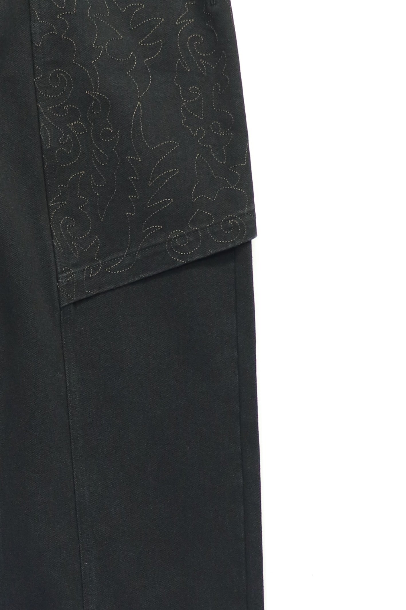 ANDERSSON BELL(アンダースンベル)のEMBROIDERY WRAP JEANS BLACKの通販｜PALETTE art ...