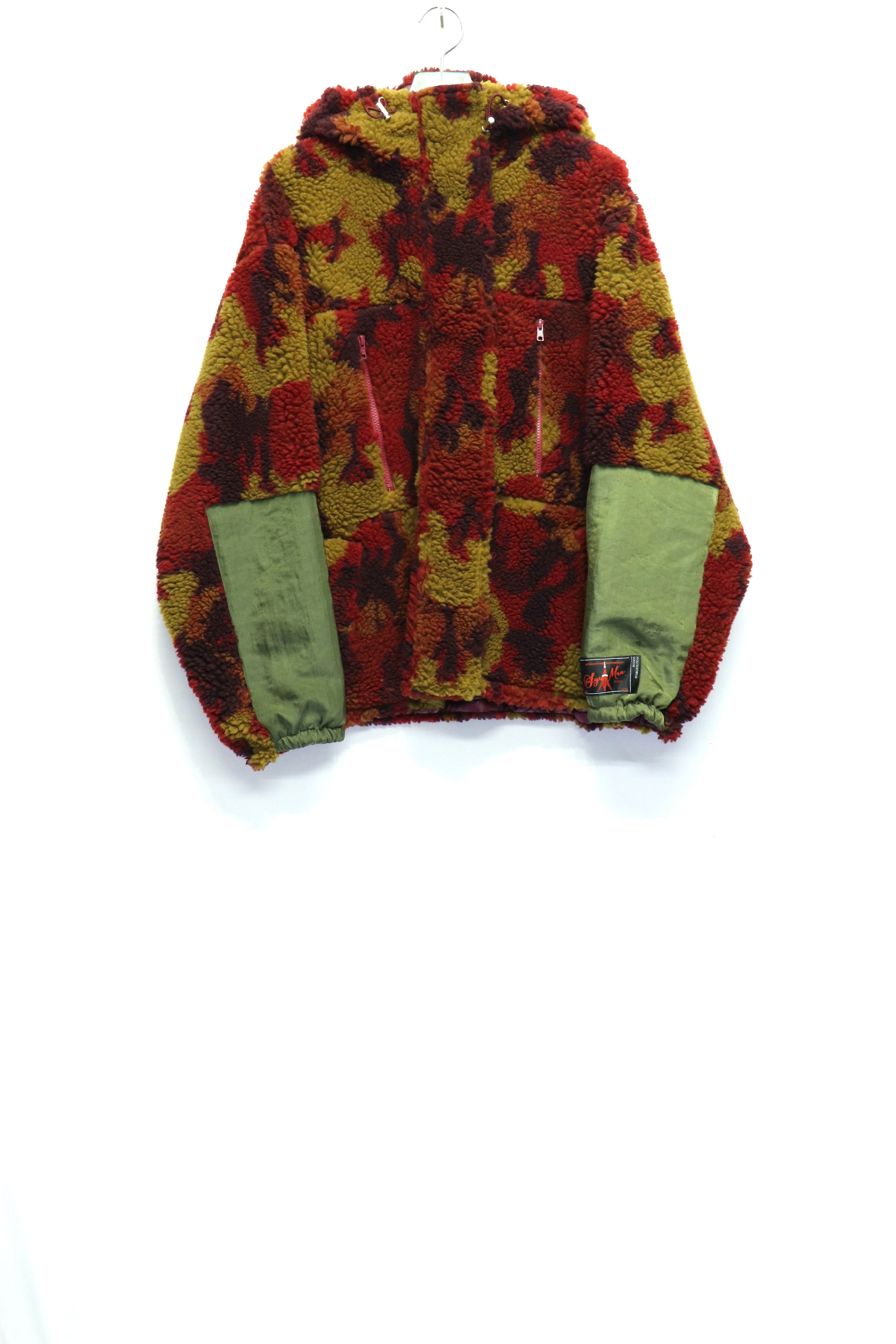 SYUMAN.(シュウマン)のCamouflage-Boa Hoodie jktの通販｜PALETTE art aliveのオンラインショップ – PALETTE art alive ...