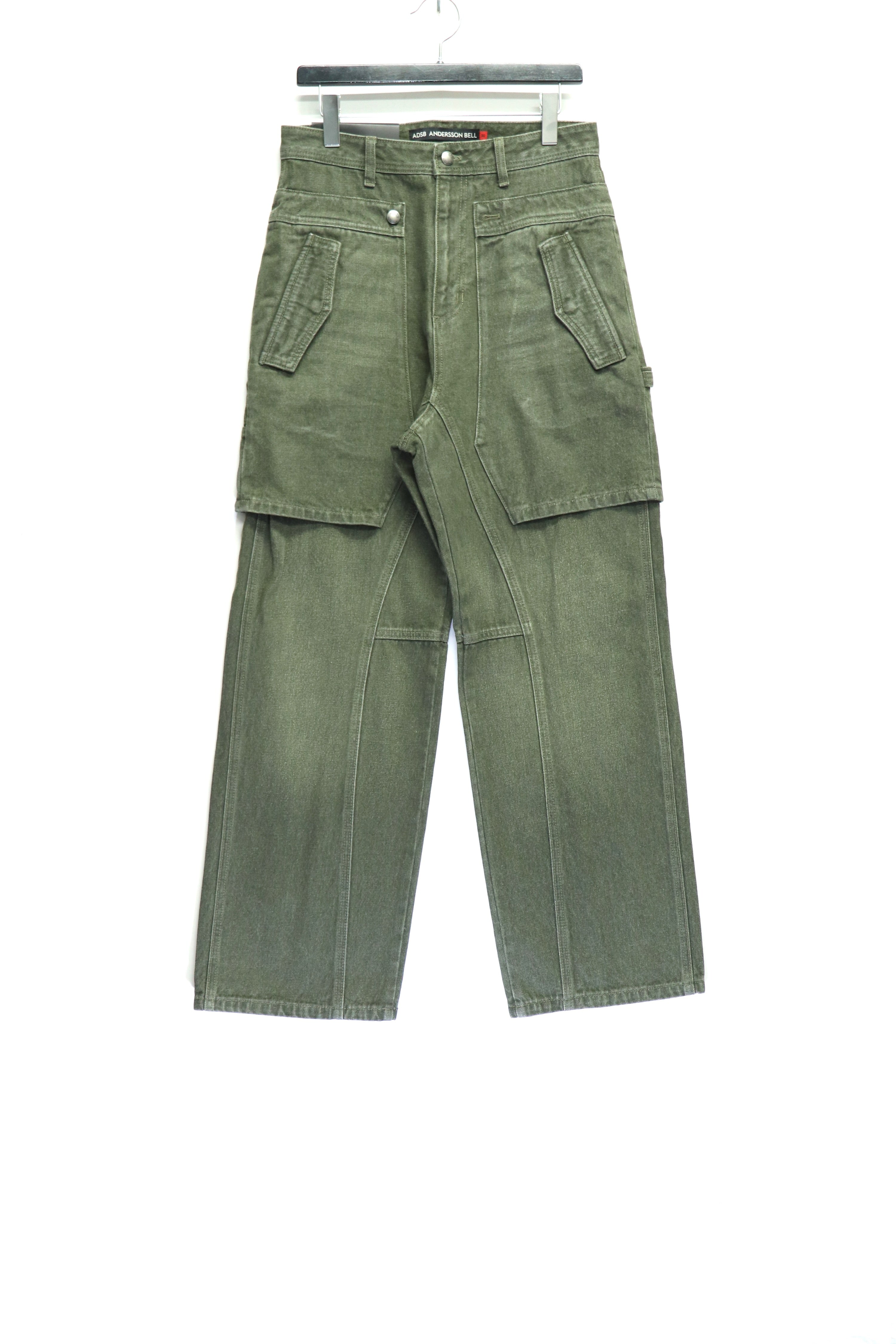 ANDERSSON BELL(アンダースンベル)のUNISEX RAPTOR LAYERED WIDE-LEG JEANS WASHED ...