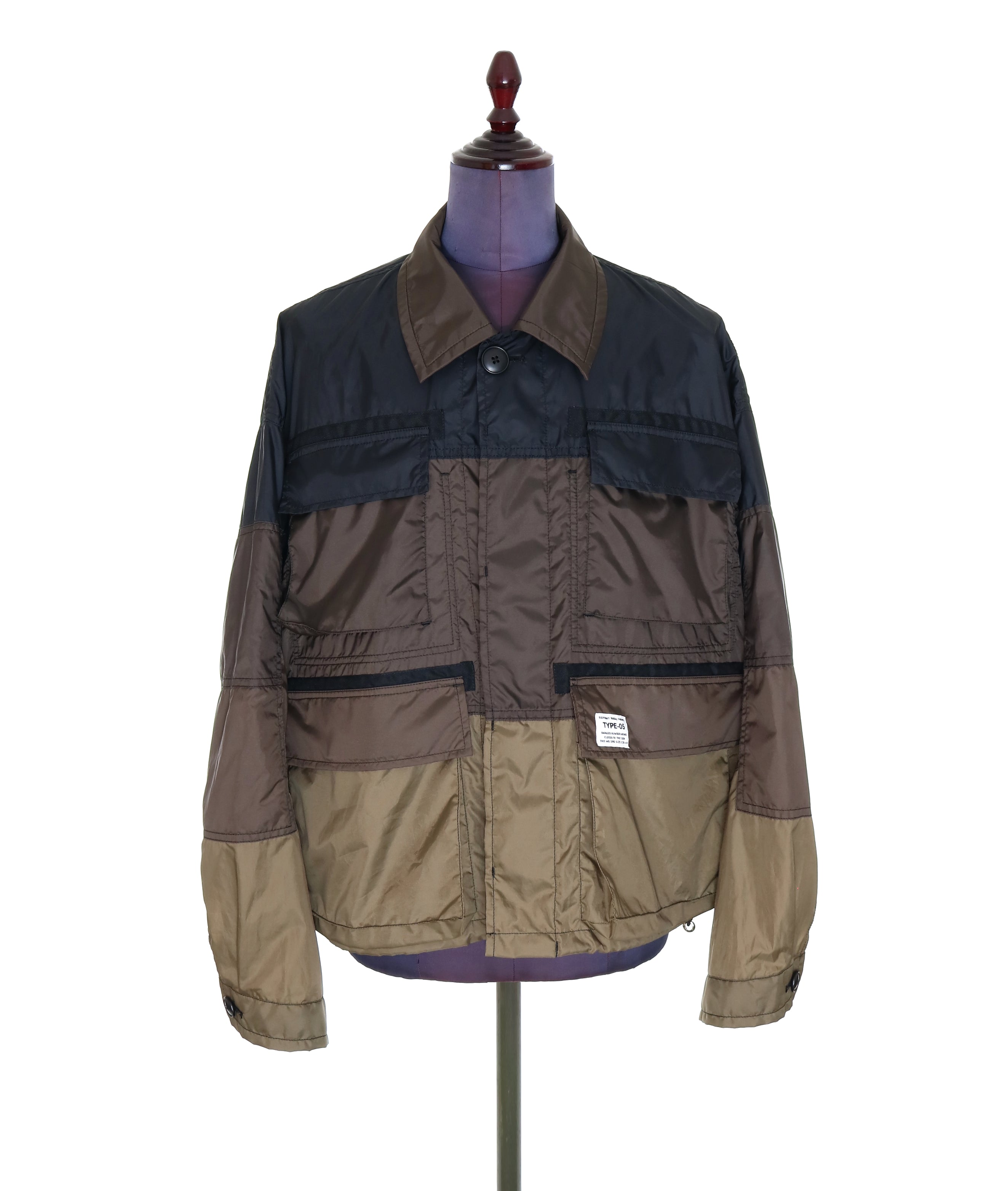 elephant TRIBAL fabrics(エレファントトライバルファブリックス)のPanel Gradation BDU BLACK ...