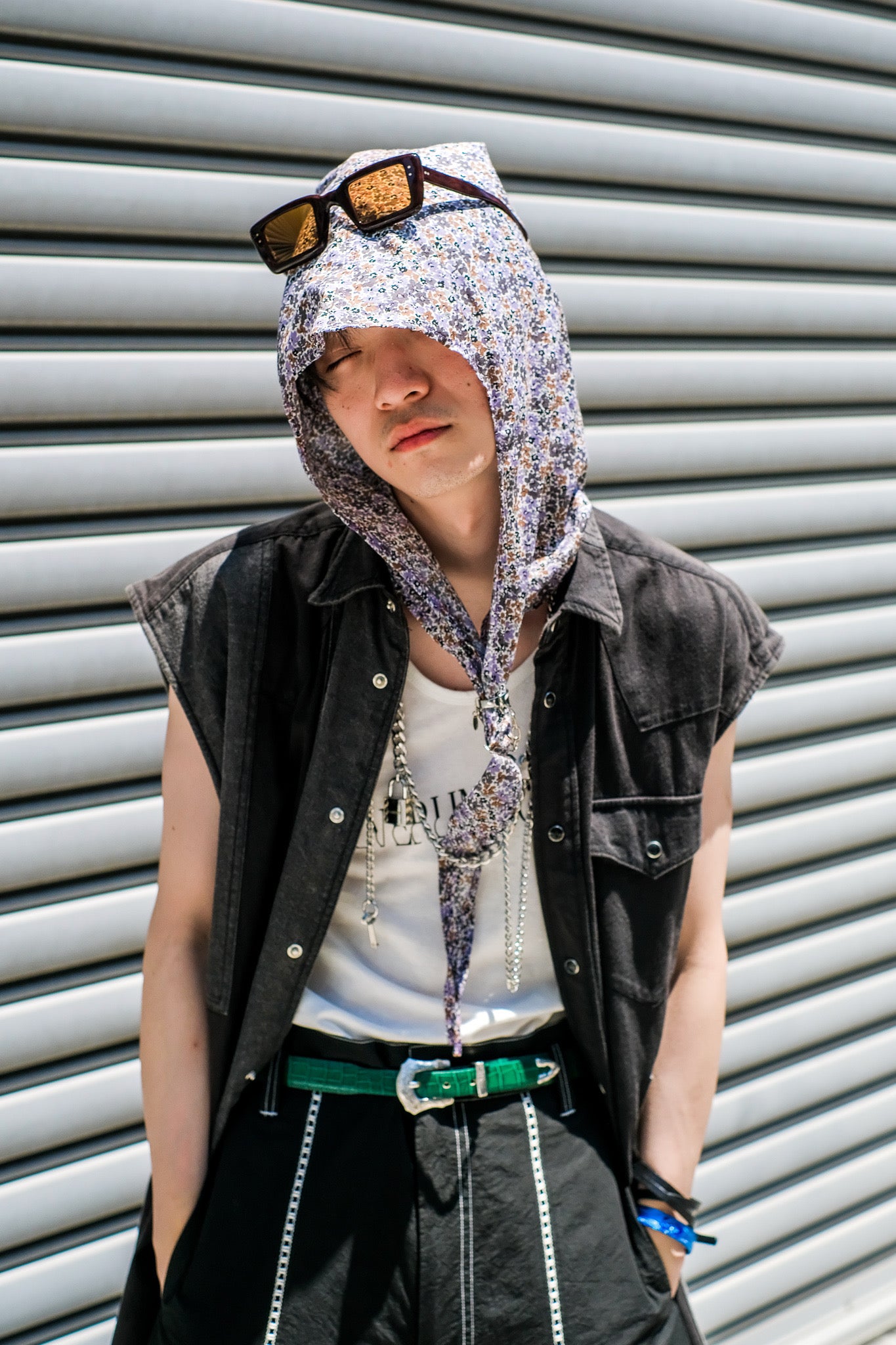 YUKI HASHIMOTO(ユウキハシモト)のCONSTRUCTION PARTS NECKLESS SILVERの通販｜PALETTE ...